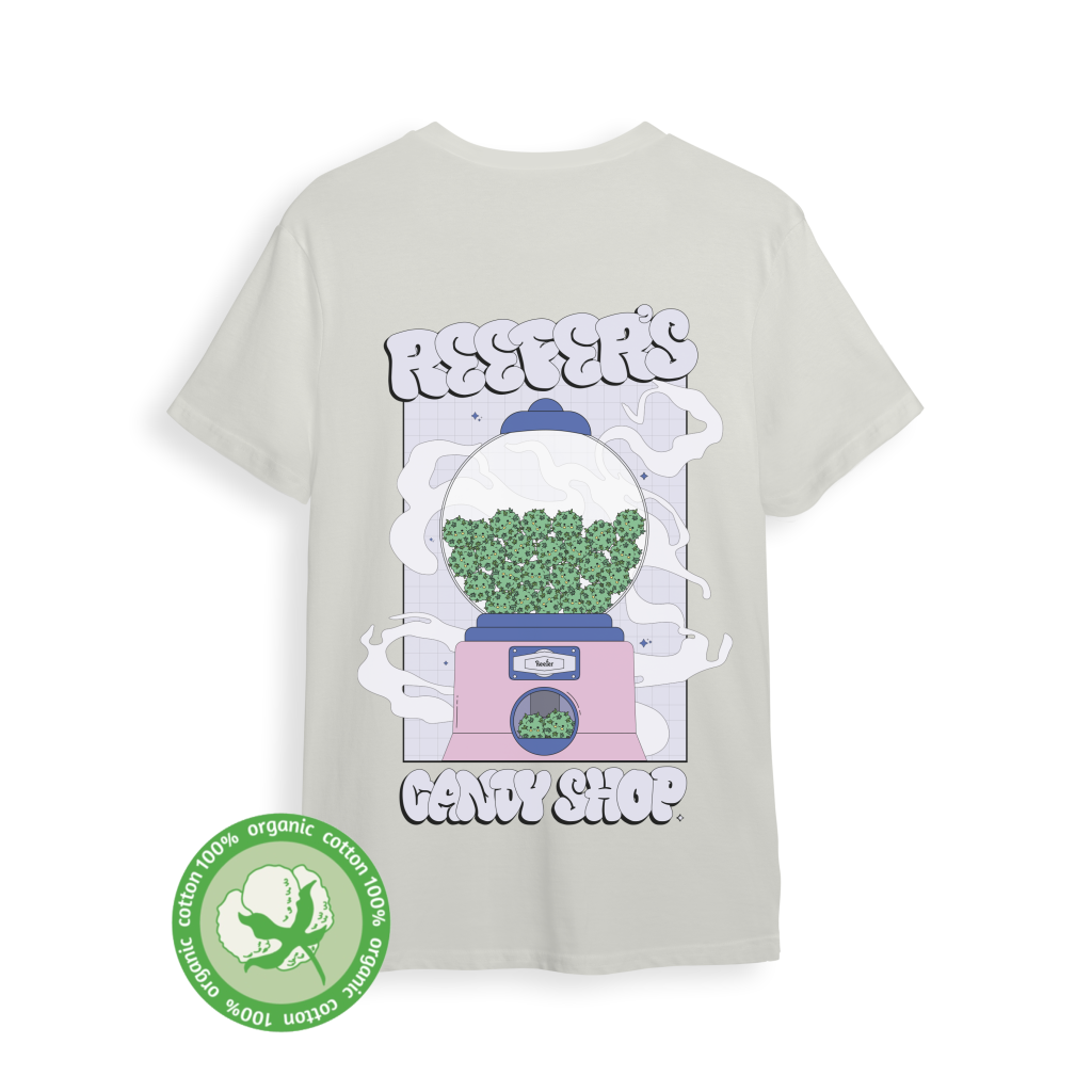 REEFER CANDY SHOP - T-SHIRT | ריפר - מוצרי עישון קנאביס